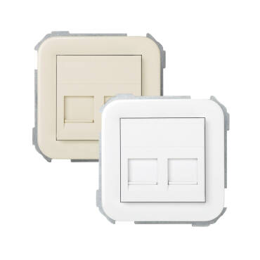 Tapa Toma Doble RJ11/RJ45 SIMON 31 31089 - efectoLED