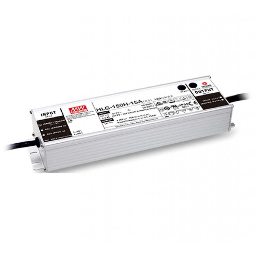 Driver MEAN WELL IP65 100 240V Sa da 13 5 17V 6 10A 150W HLG 150H 15A