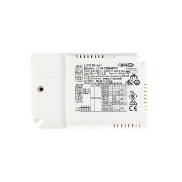 Driver LIFUD Regulável DALI 1-10V 220-240V No Flicker Saída 25-42V 550-1050mA 23-44W LF-GSD040YC ...