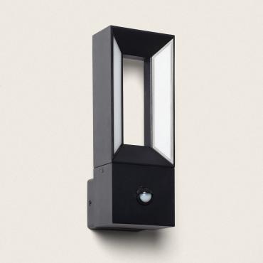 Aplique Parede Exterior LED Alumínio 2x5W Trimel com Sensor Movimento ...